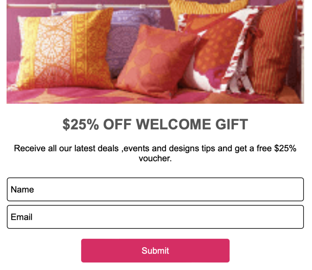 Utilize dynamic coupon codes to boost signup form submissions - Recipes